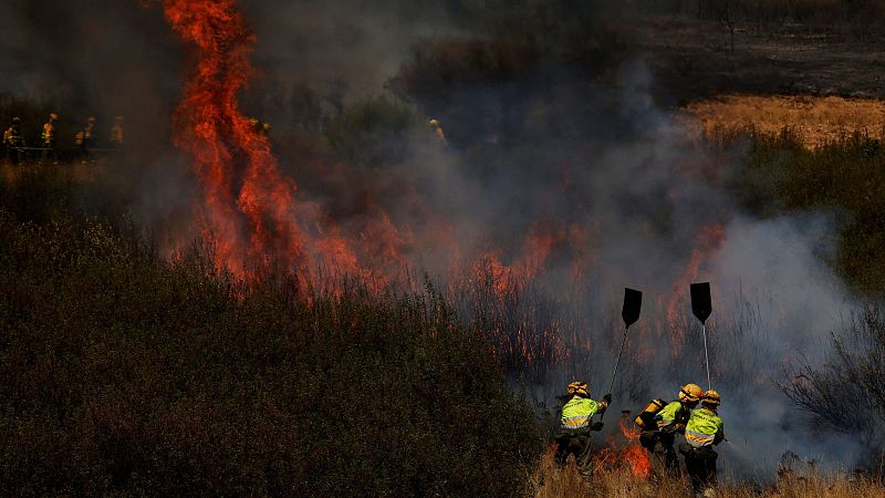 La Sierra de la Culebra, en Zamora, vuelve a arder