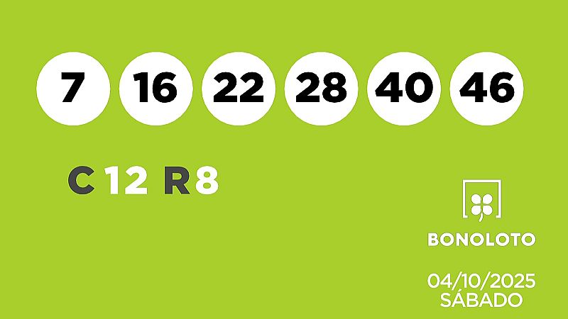 Sorteo de Bonoloto: 04/10/2025