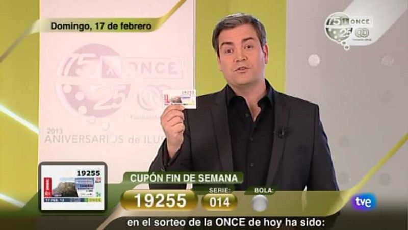 Sorteos ONCE: Sorteo ONCE - 17/02/13 | RTVE Play