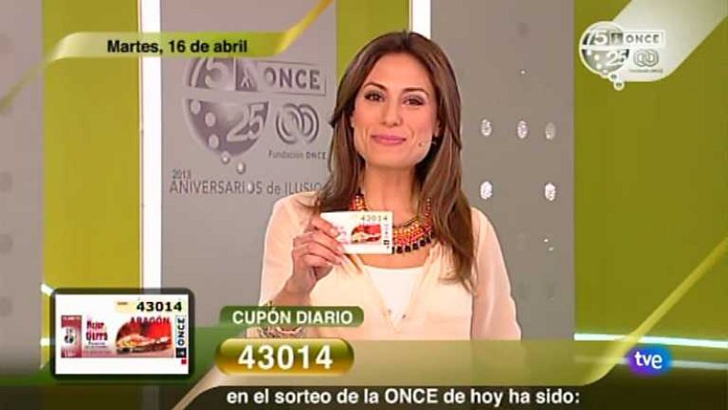 Sorteos ONCE: Sorteo ONCE - 16/04/13 | RTVE Play