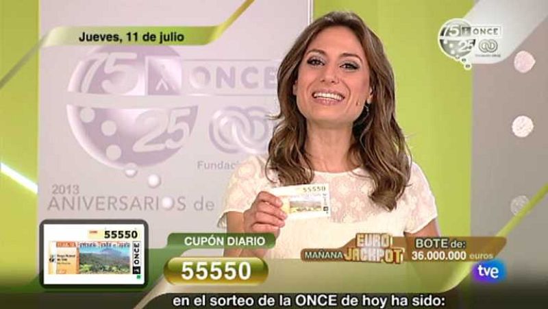 Sorteos ONCE: Sorteo ONCE - 11/07/13 | RTVE Play