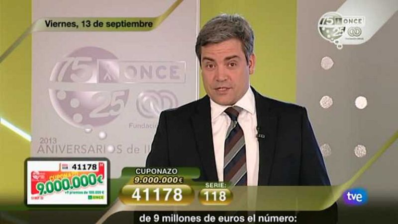 Sorteos ONCE: Sorteo ONCE - 13/09/13 | RTVE Play