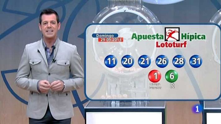 Loterías: Lototurf + Gordo Primitiva - 29/09/13 | RTVE Play