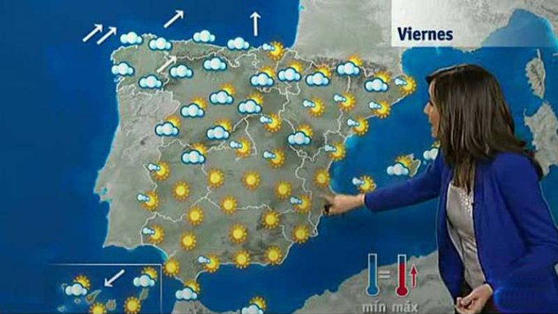 El tiempo: Temperaturas en moderado ascenso en todo el país | RTVE Play