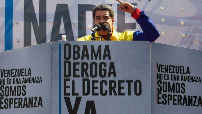 Sin programa: Manifestaciones en Venezuela a favor y en contra de Maduro | RTVE Play