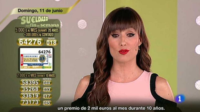Sorteos ONCE: Sorteo ONCE - 11/06/17 | RTVE Play