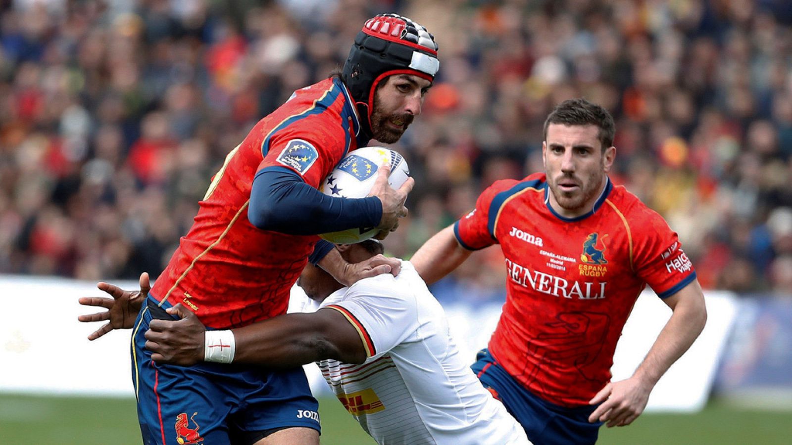 Primer ensayo de España ante Alemania