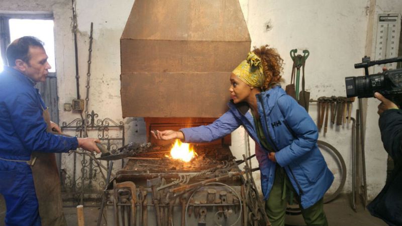 El trabajo en una fragua