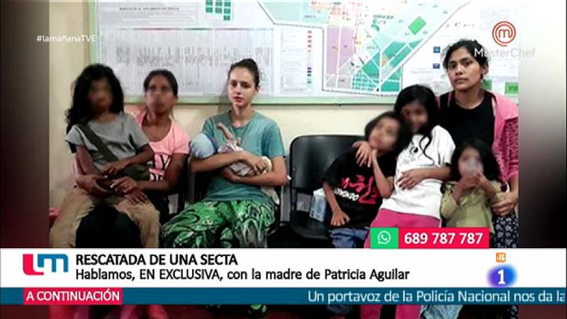 Rescatada de la secta