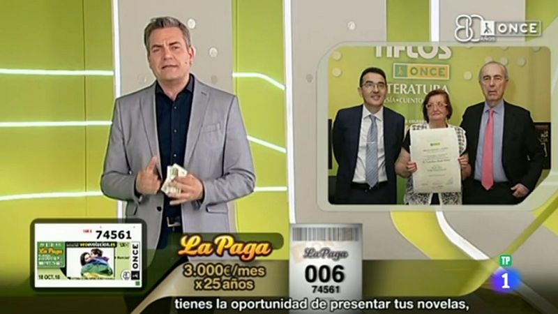 Sorteos ONCE: Sorteo ONCE - 18/10/18 | RTVE Play