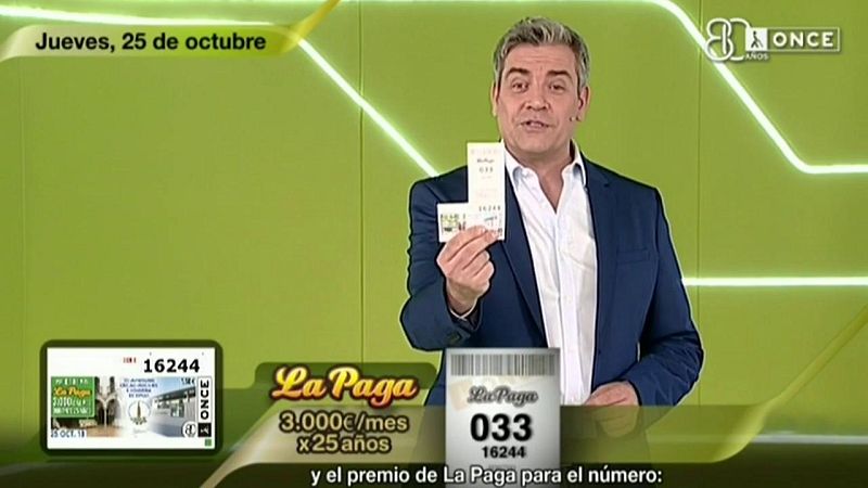 Sorteos ONCE: Sorteo ONCE - 25/10/18 | RTVE Play