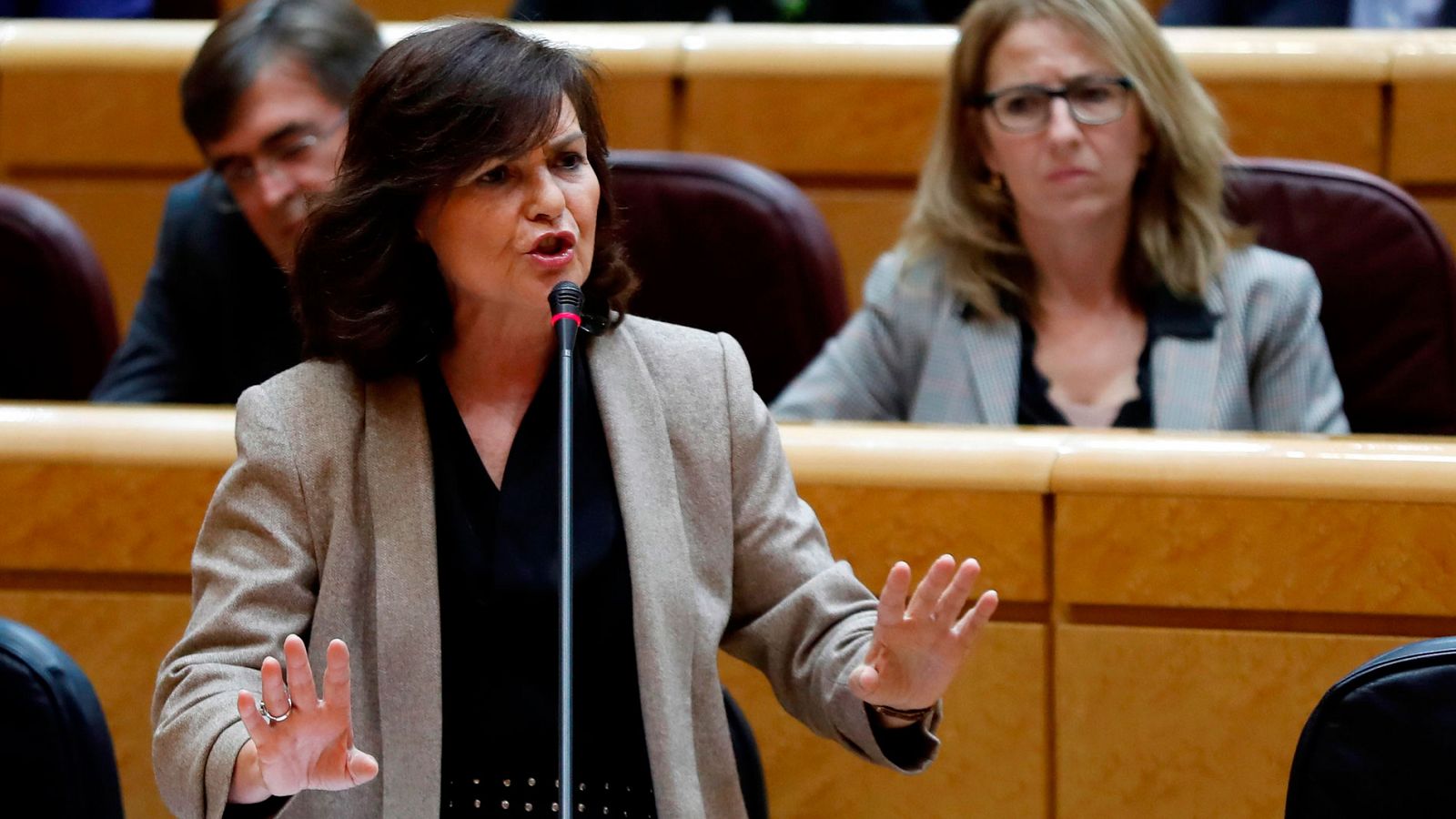 Calvo descarta el cese de Tezanos y acusa al PP de laminar las ... Calvo descarta el cese de Tezanos y acusa al PP de laminar las ...