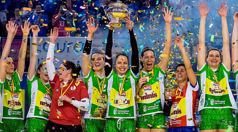 Telediario 1: El Minis Arluy Logroño gana su quinta Copa de la Reina ...