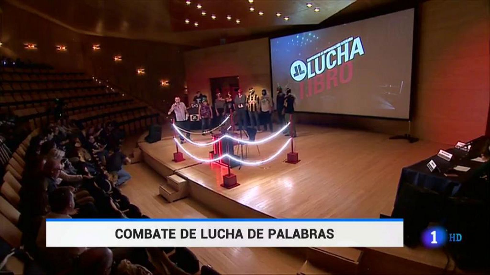 Telediario 1: Lucha libro en Zaragoza | RTVE Play