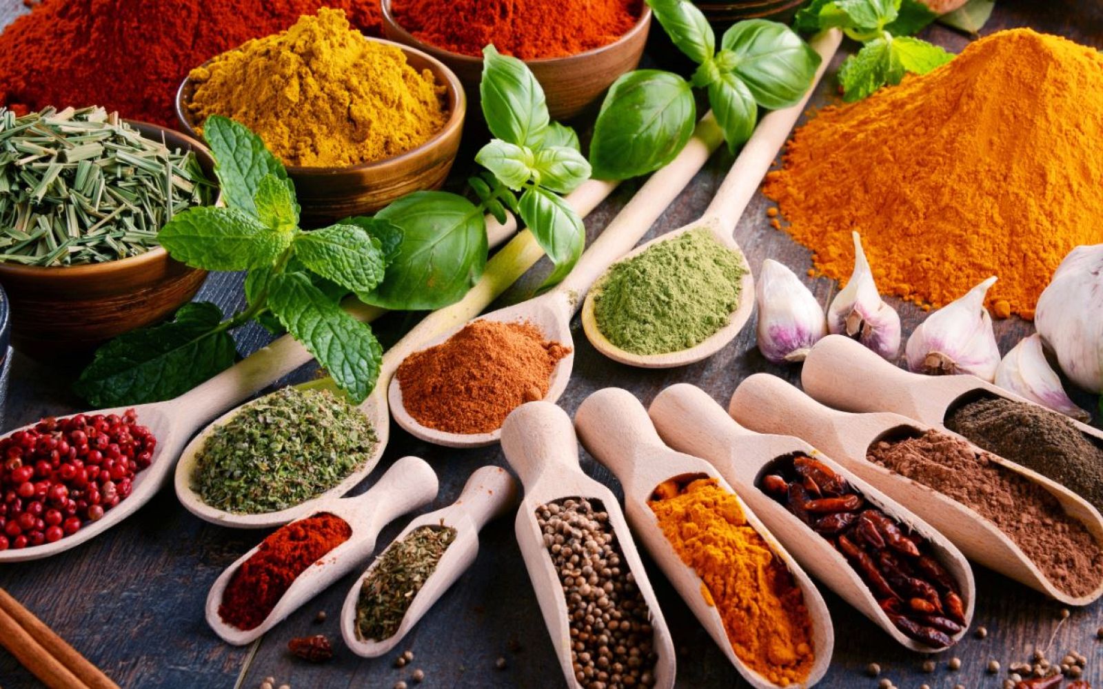 Las especias más usadas en España