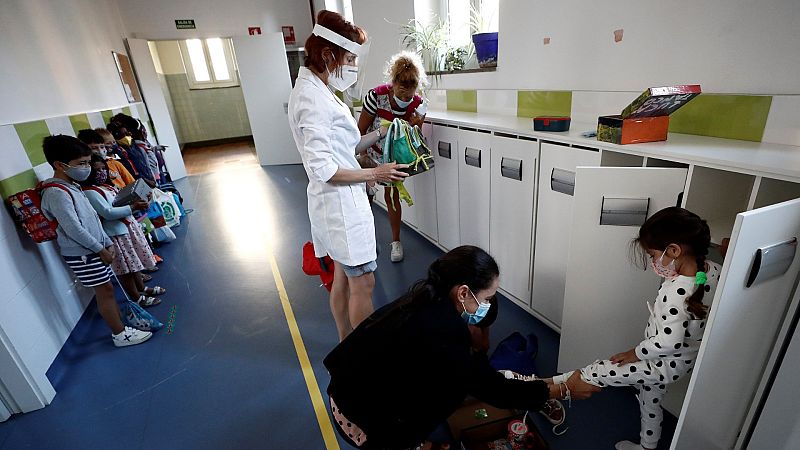 Coronavirus| Primer día de clase en Navarra en un curso marcado por el ...