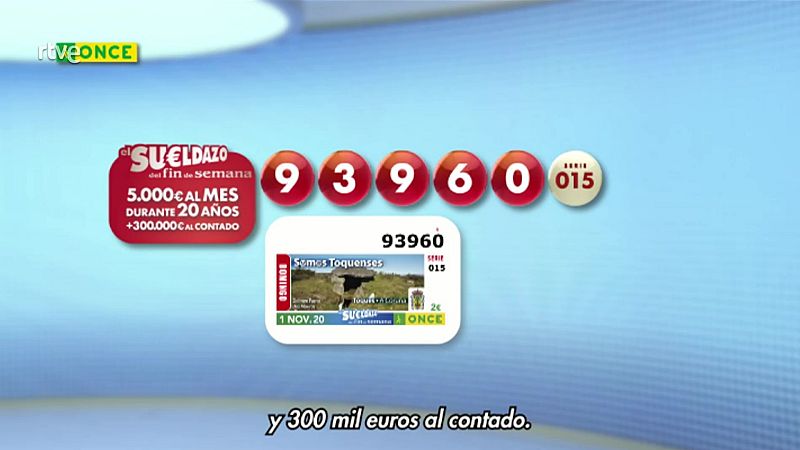 Sorteo ONCE - 01/11/20 - RTVE.es