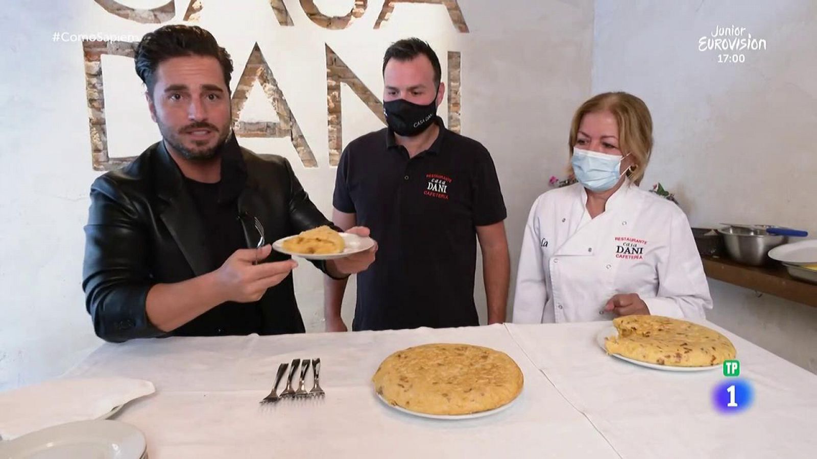 Receta De La Tortilla De Patatas De Casa Dani Con Bustamante
