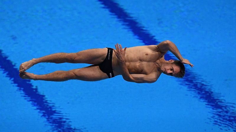 Natación Saltos - Campeonato de Europa. Final 1 m masculino