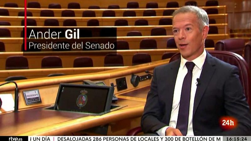 Parlamento - La entrevista - Ander Gil, nuevo presidente del Senado ...