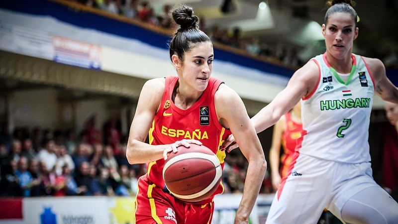 María Conde, la jugadora mejor valorada ante Hungría