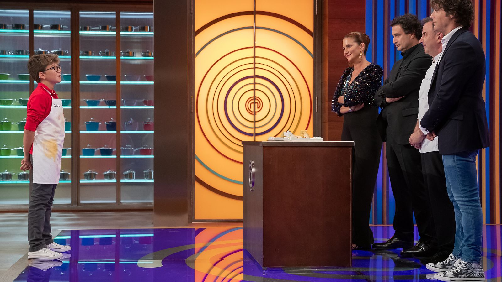 Guillem consigue la primera chaquetilla de MasterChef Junior 9