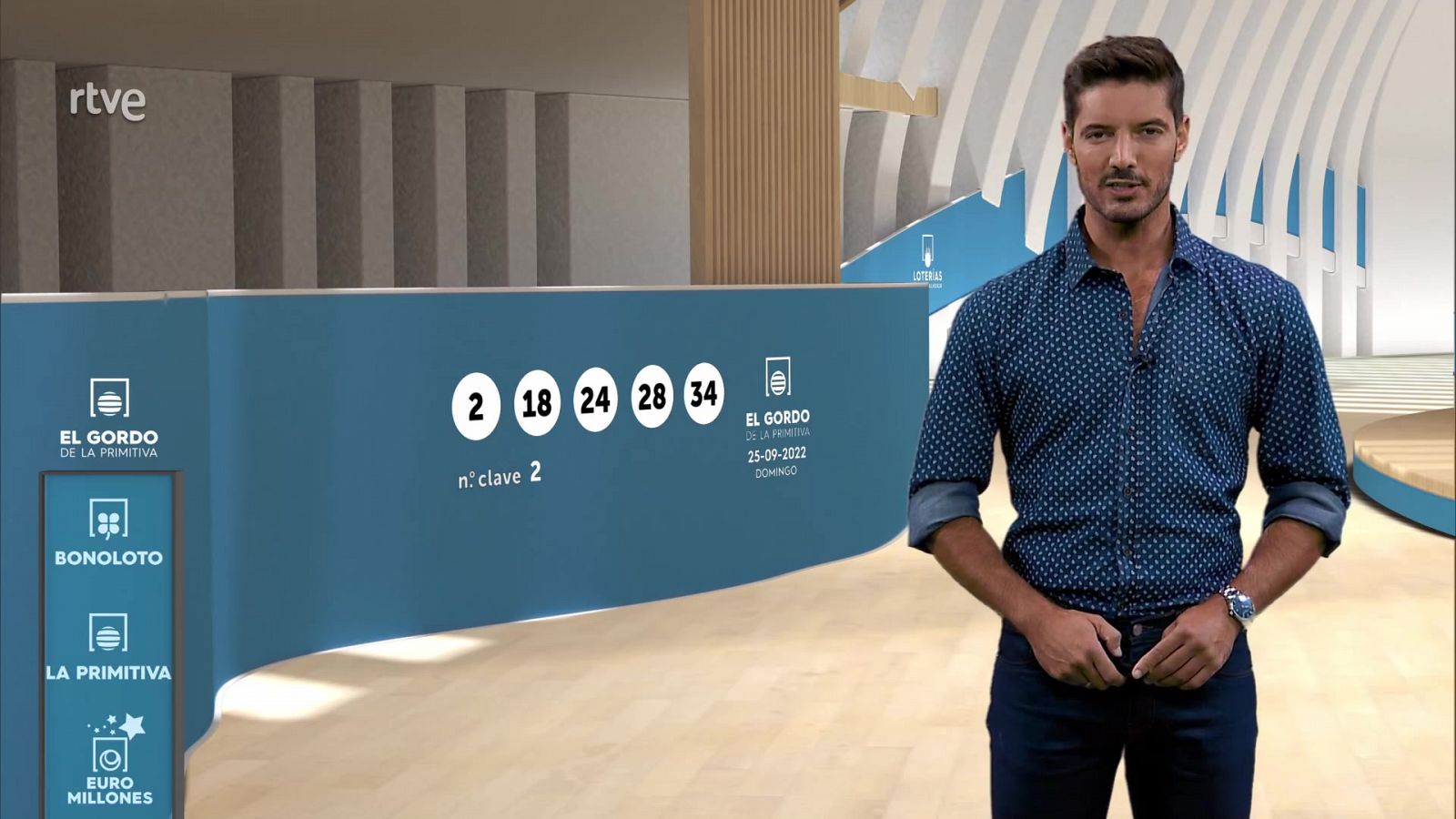 Sorteo Gordo Primitiva 25 septiembre 2022 - Loterías en RTVE.es