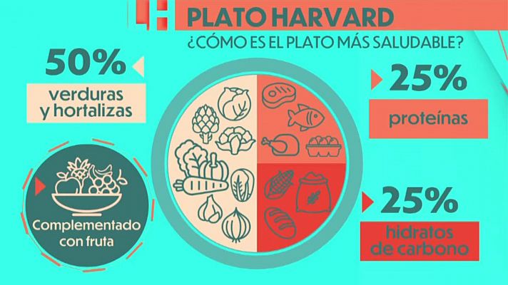 ¿Cómo es el plato Harvard?, el plato ¿Cómo es el plato Harvard?, el plato