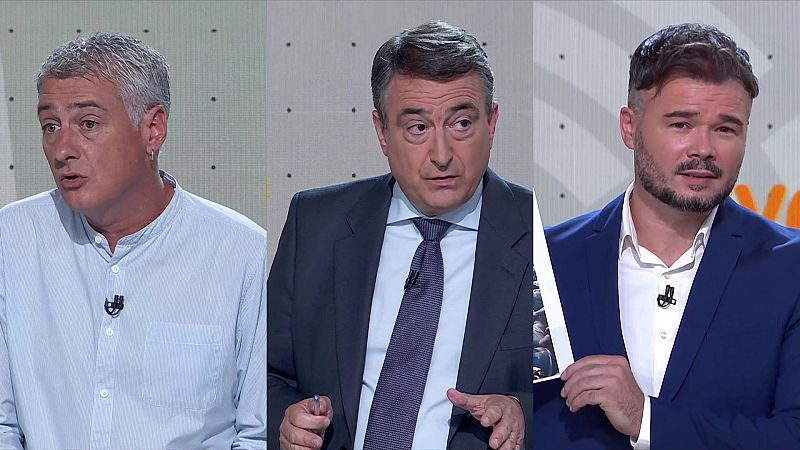Rufián, Matute y Esteban chocan por la ley mordaza en el Debate a 7