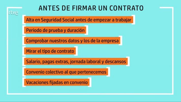 Lo que debes chequear antes de firmar un contrato