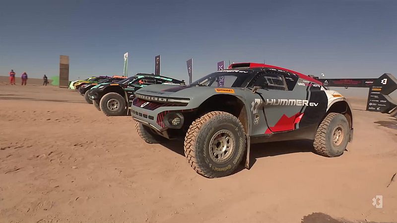 Extreme E. "Copper-X-Prix" Rondas de clasificación Q1 Serie 1 y Q1 Serie 2